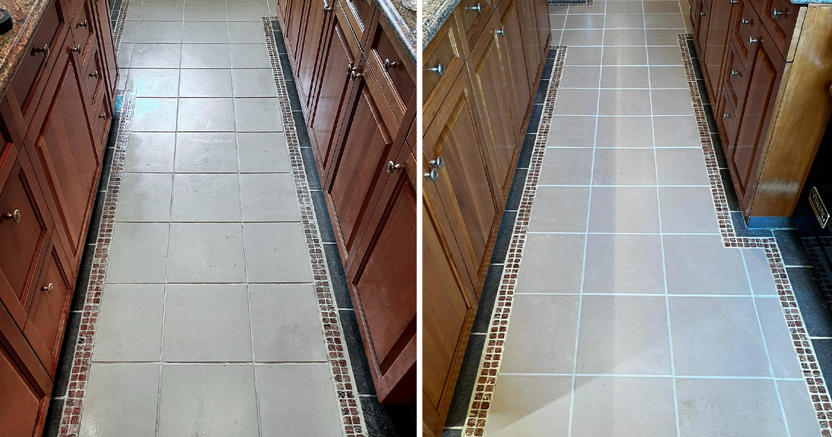 A Kitchen in Manhattan Has a Revamped Floor Thanks to Our Grout Sealing ...