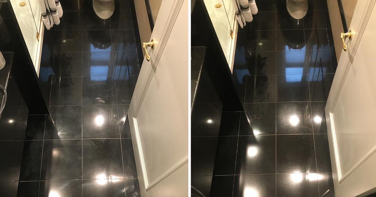 These Black Granite Surfaces in Manhattan Have a Beautiful Shine Thanks ...